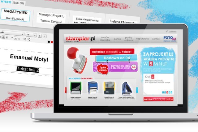 Stampler.pl - zamawianie pieczątek online - ISPRO® - Systemy Internetowe
